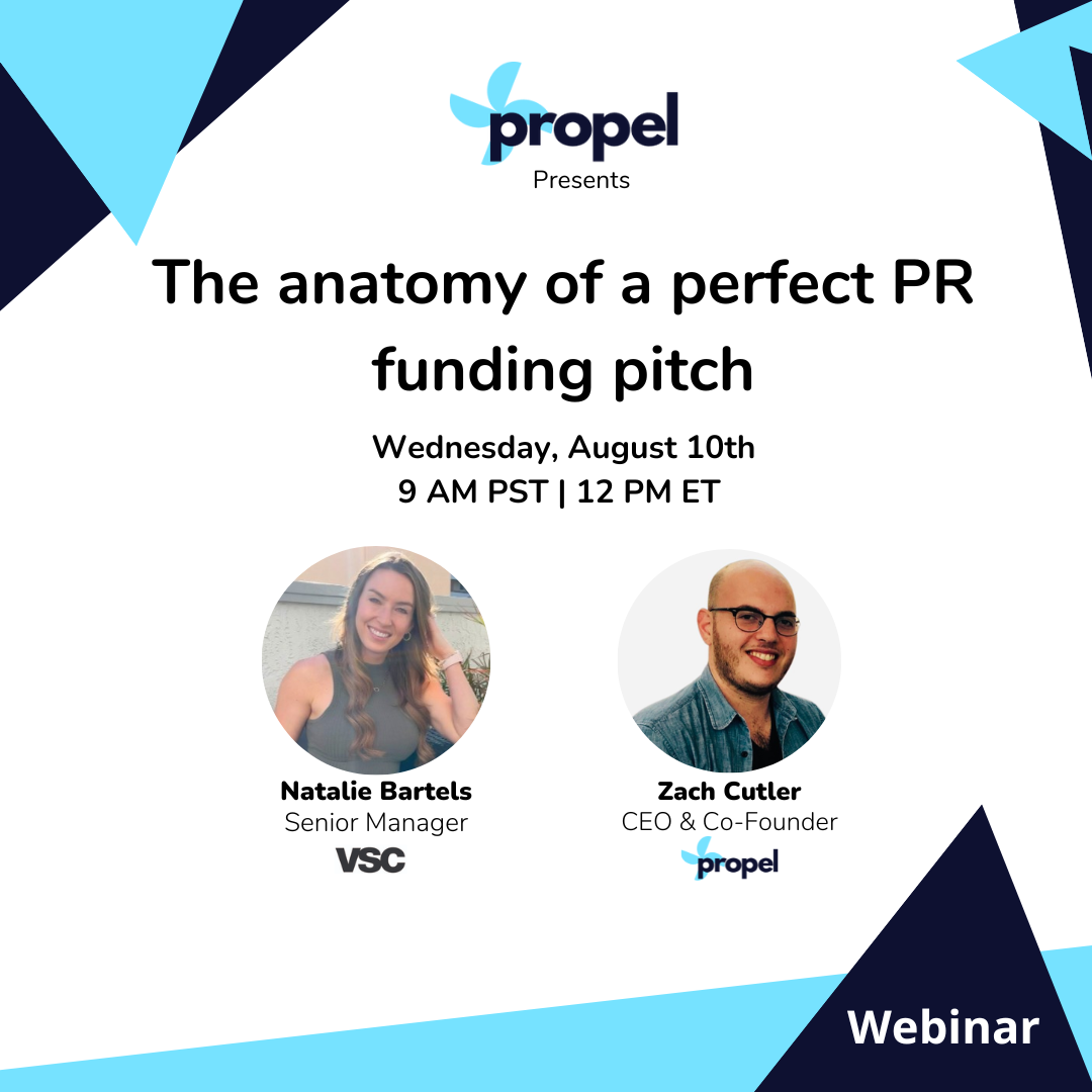 Enjoy! Webinar: The anatomy of a perfect PR funding pitch