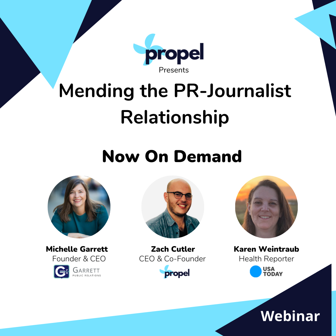 Webinar: Mending the PR-Journalist Relationship